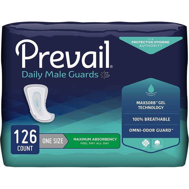 Men' Max Guards 126 | Bladder leak gear for medical supply - Walmart ...