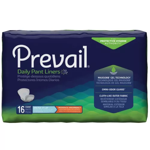 Prevail Incontinence Liner 28" L Extended Wear Moderate 16 Ct - Walmart.com