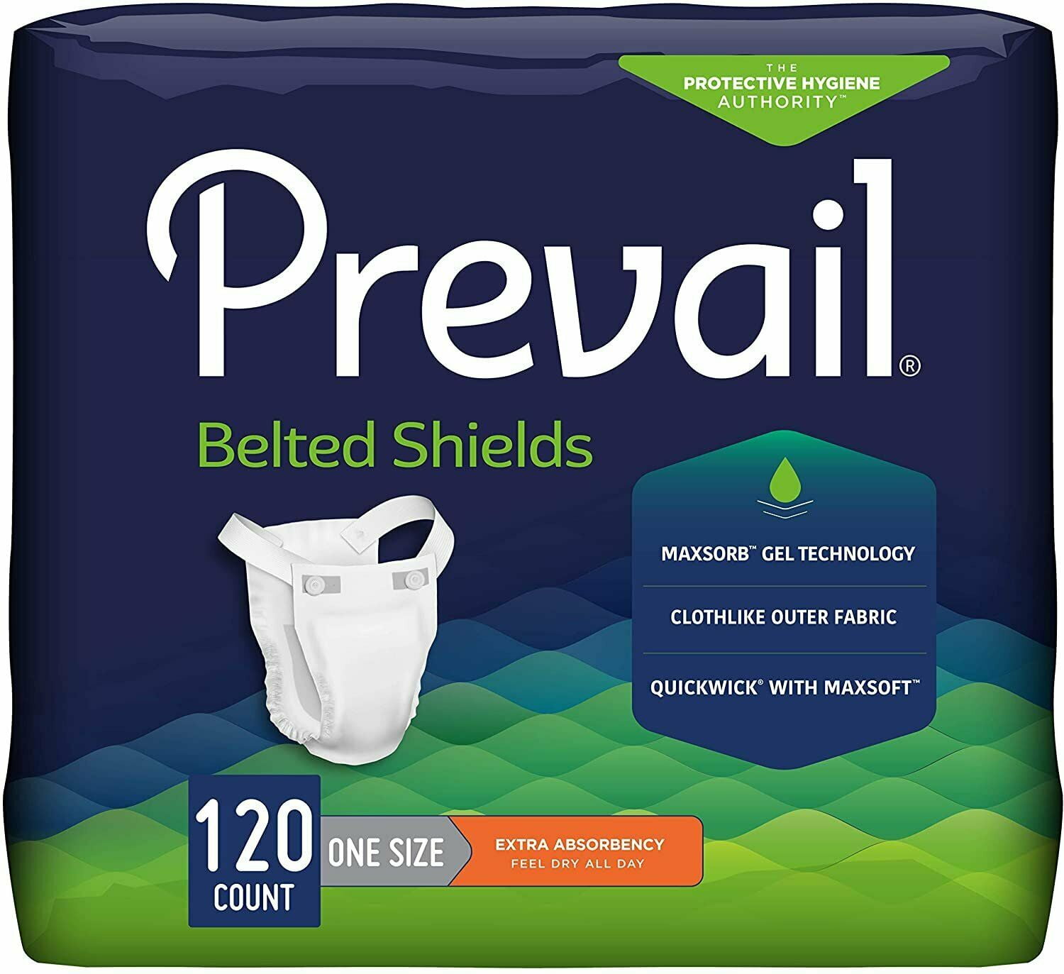 Prevail Incontinence Protective Underwear Pads Snug and Secure Fit for ...