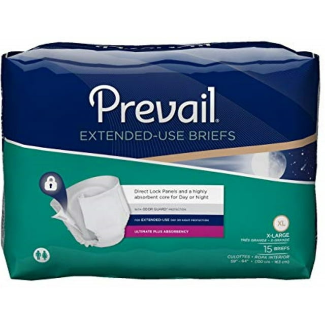 Prevail PM Overnight/Extended Wear Briefs, Size X-Large- 1 - Walmart.com