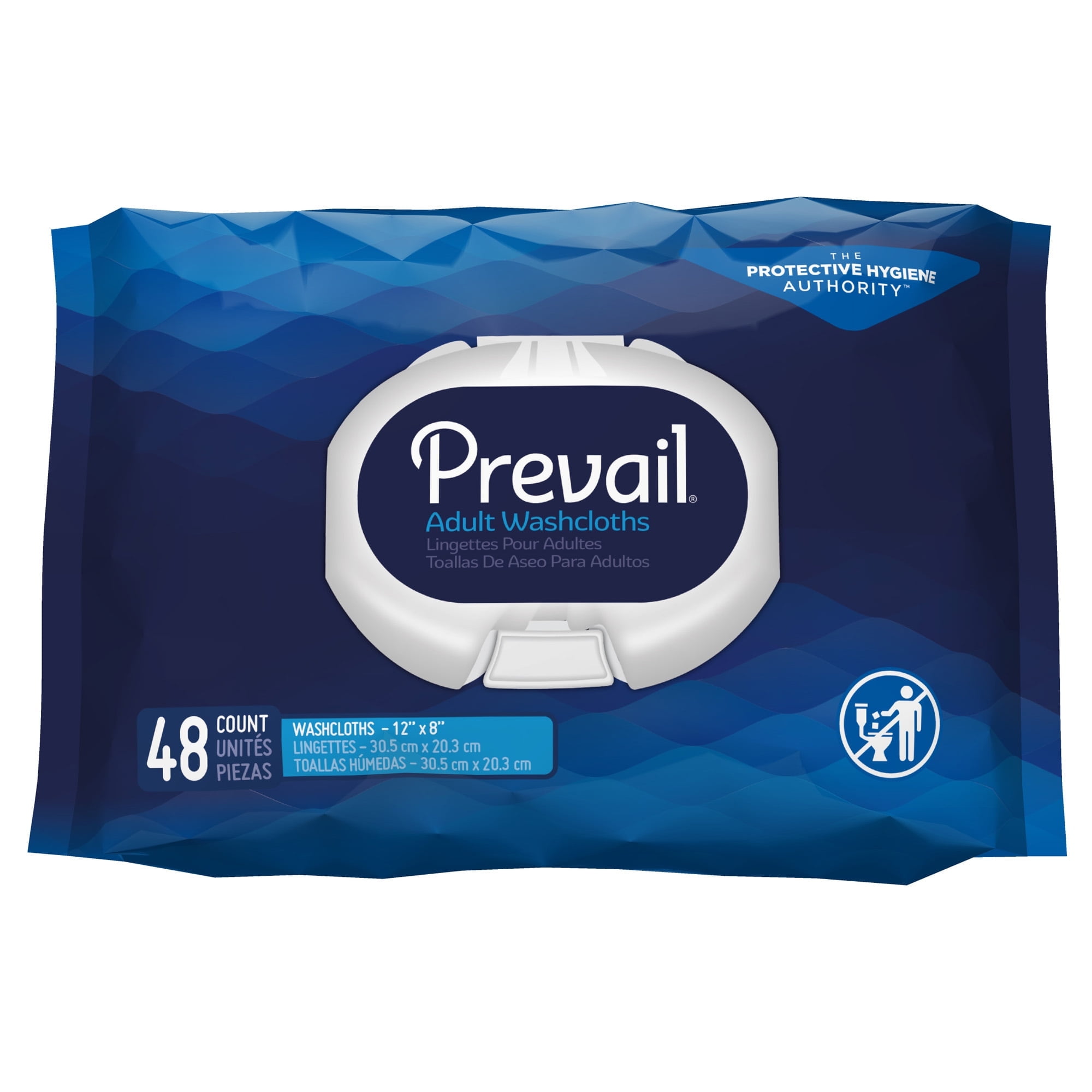 "Prevail Adult Incontinence Wipes - Soft Pack Washcloths, Unisex ...