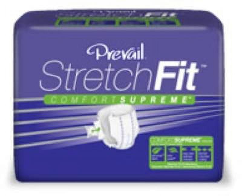 Prevail Stretchfit Adult Brief, SIZE B, Heavy Absorbency, SF-B - Case ...
