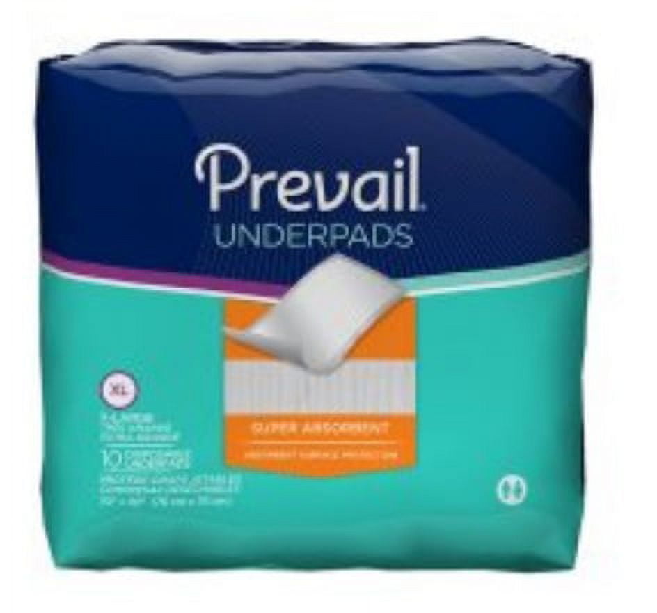 Prevail Underpad 30 X 30 Inch Disposable Moderate Absorbency, UPS-120 ...