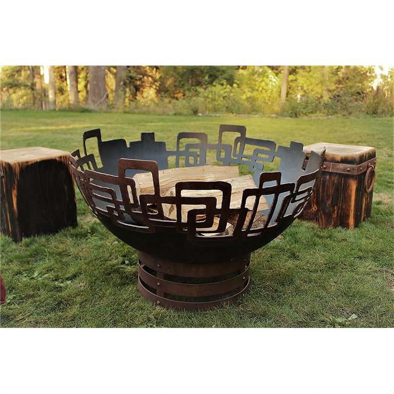 Prevailing Links Match Lit Propane Fire Pit - Walmart.com