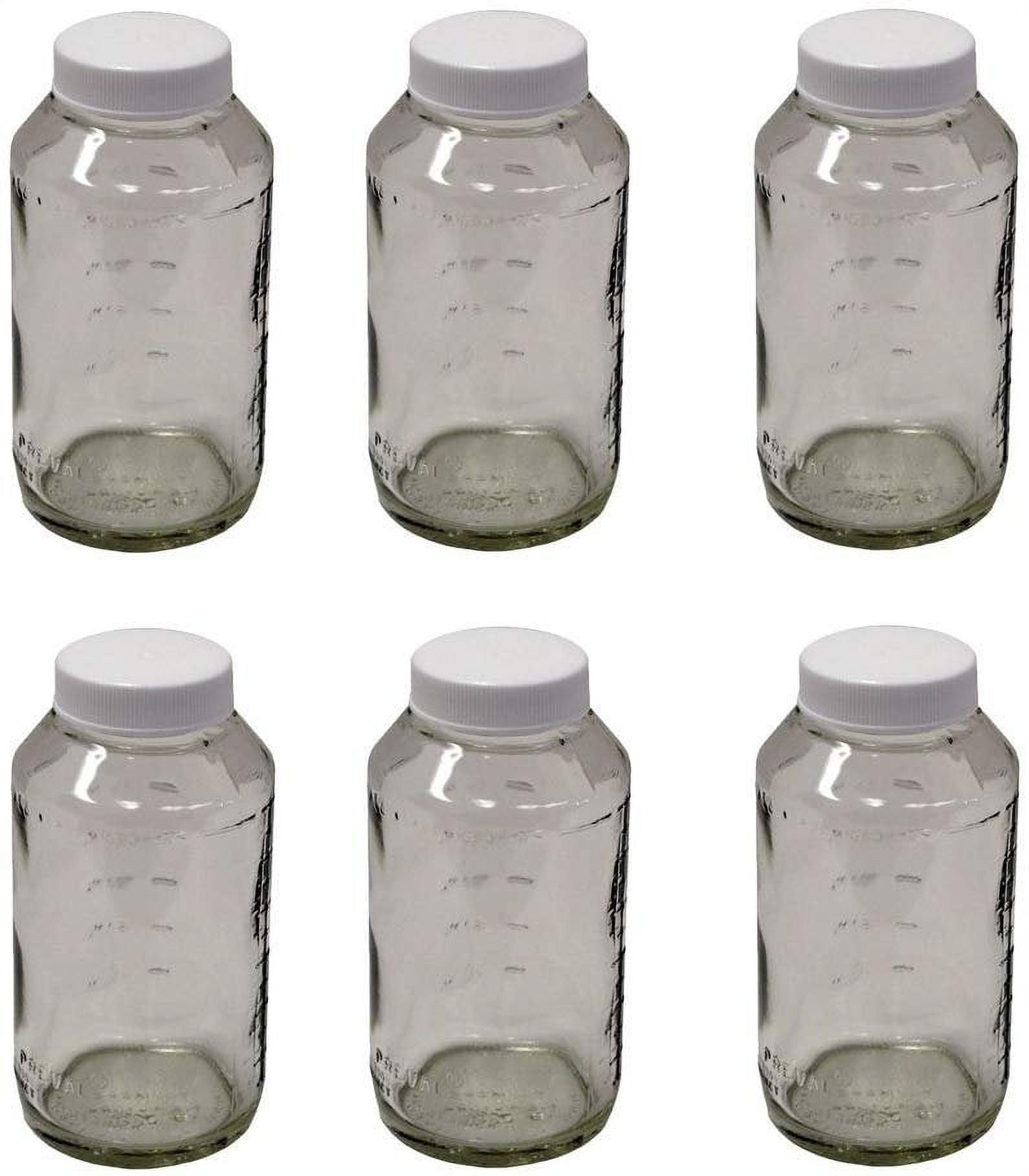 Preval 269 Glass Jar, 6-Ounce 6 JARS - Walmart.com