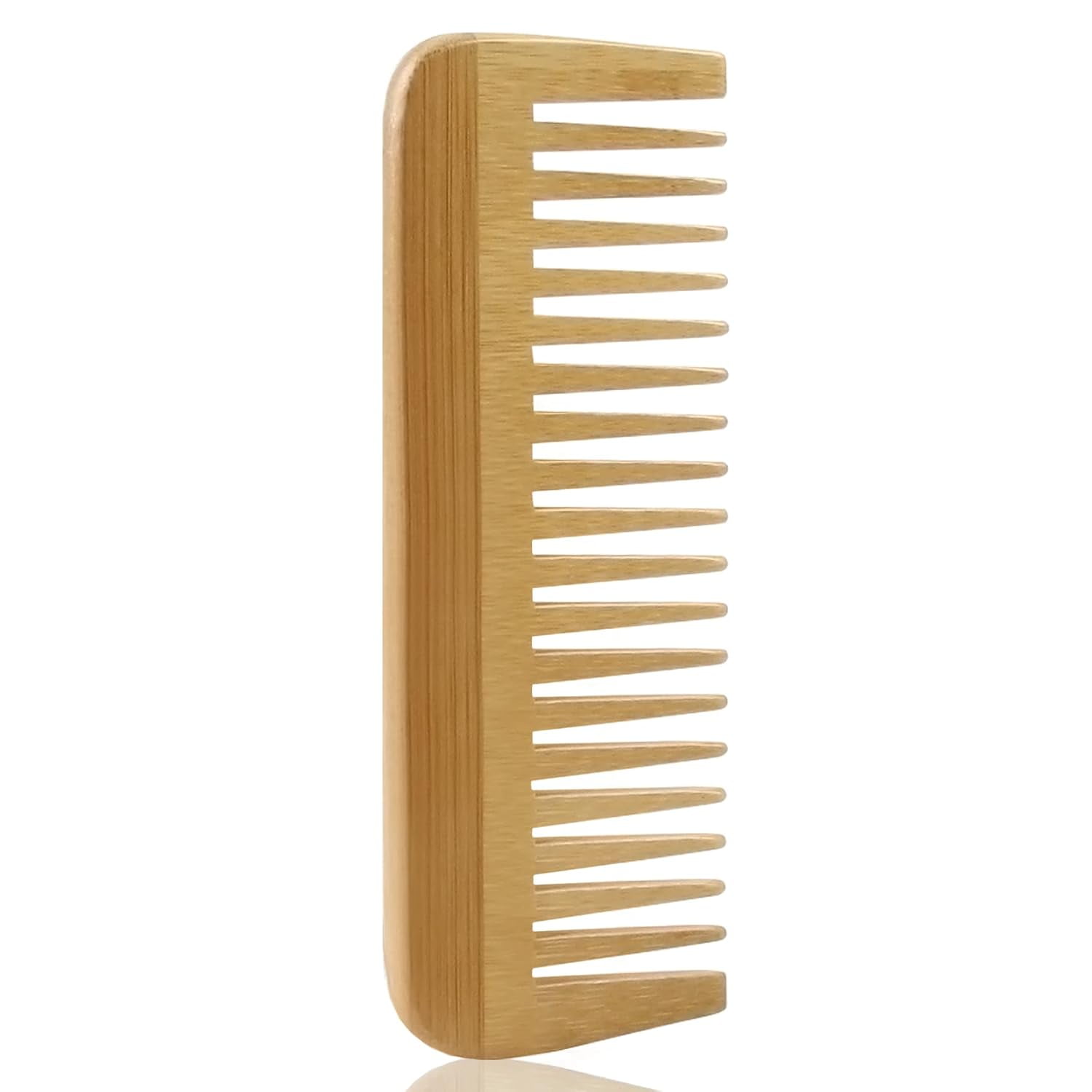 Preventing Static Electricity, Natural Bamboo Wooden Wide Tooth Combs ...