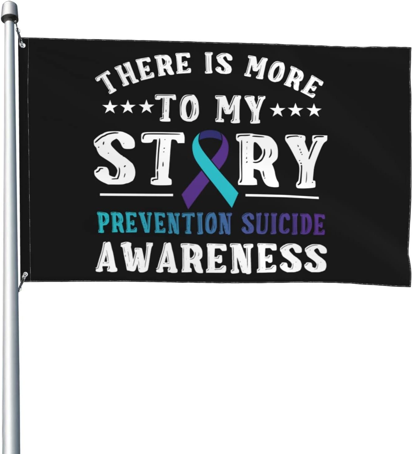 Prevention Suicide Awareness Flags 4x6 Ft Banner Patio Lawn & Garden ...