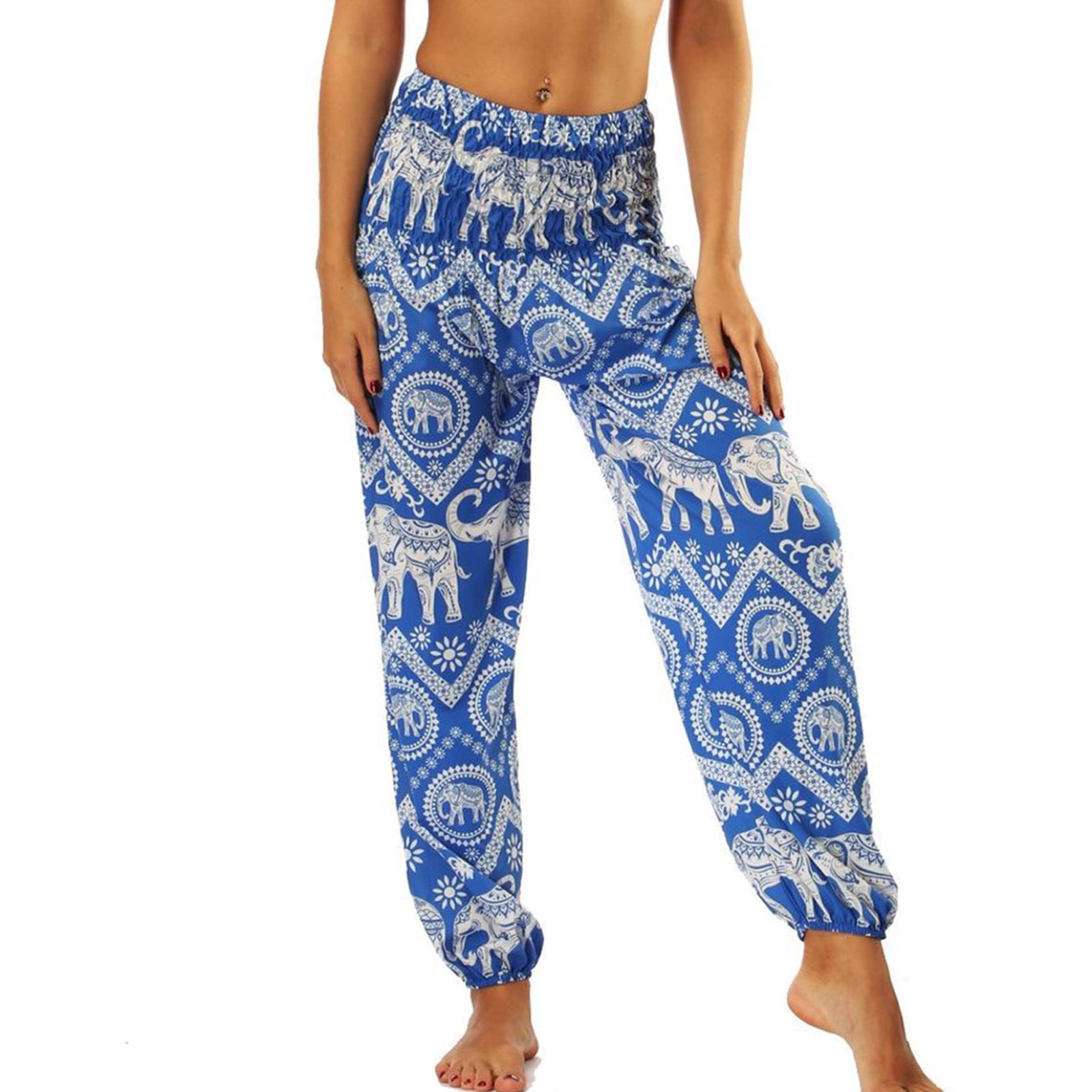 Previn Women's Boho Yoga Pants Indian Dance Pants Long Casual Soft ...