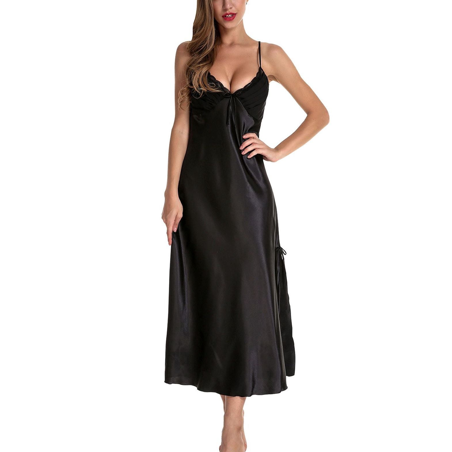 Previn Women's Chemise Nightgown Valentines Day Summer Satin Soft Fall ...