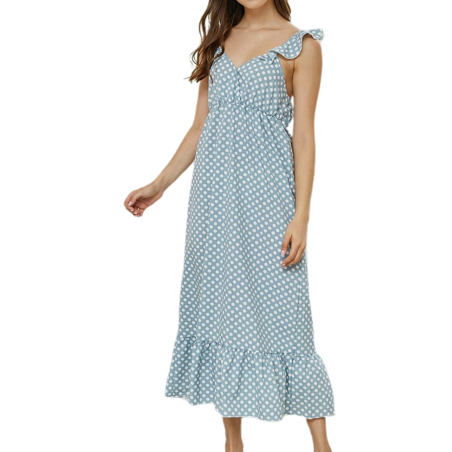 Previn Women's Summer Vintage Nightgown Sleep Gown Backless Victorian ...