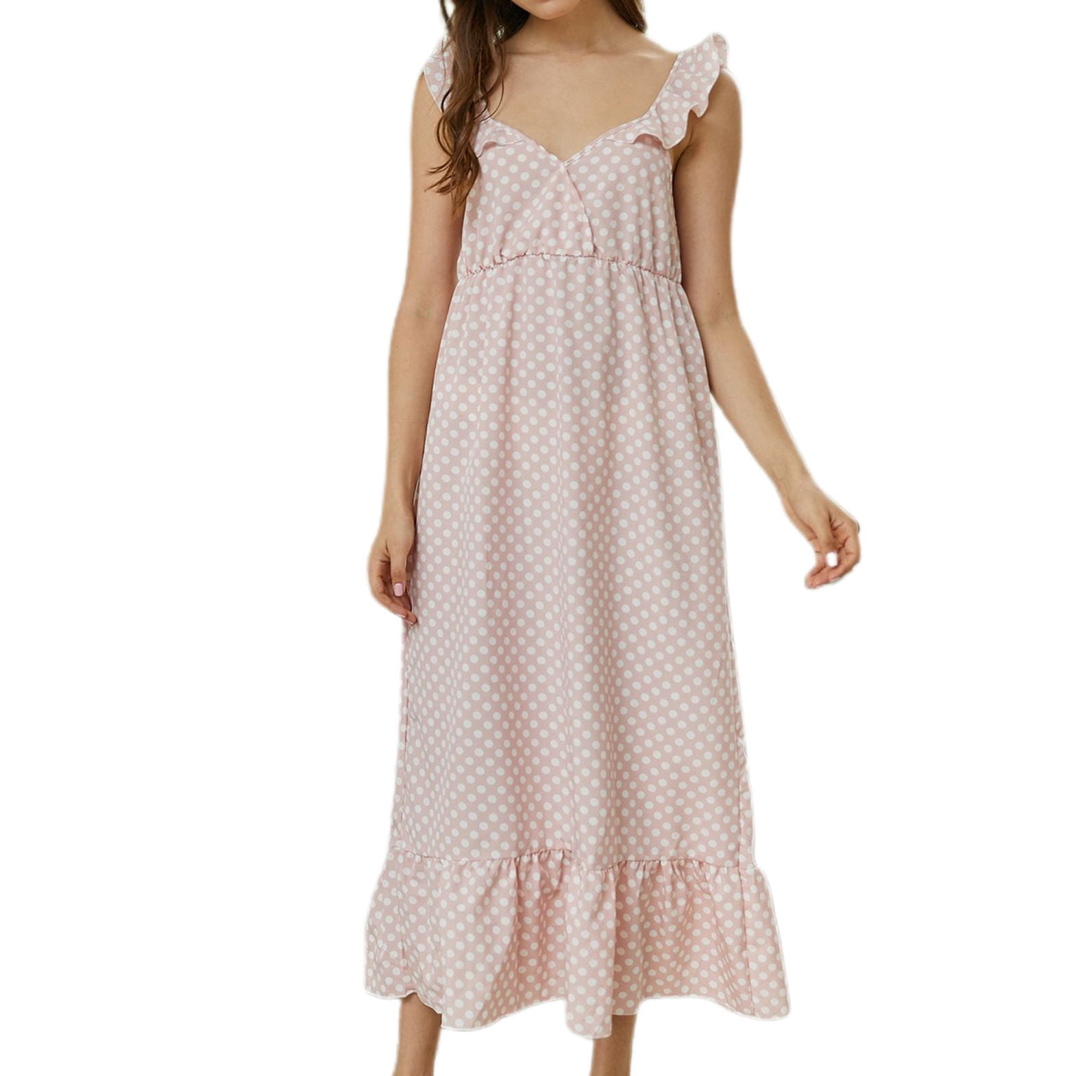 Previn Women's Summer Vintage Nightgown Sleep Gown Backless Victorian ...