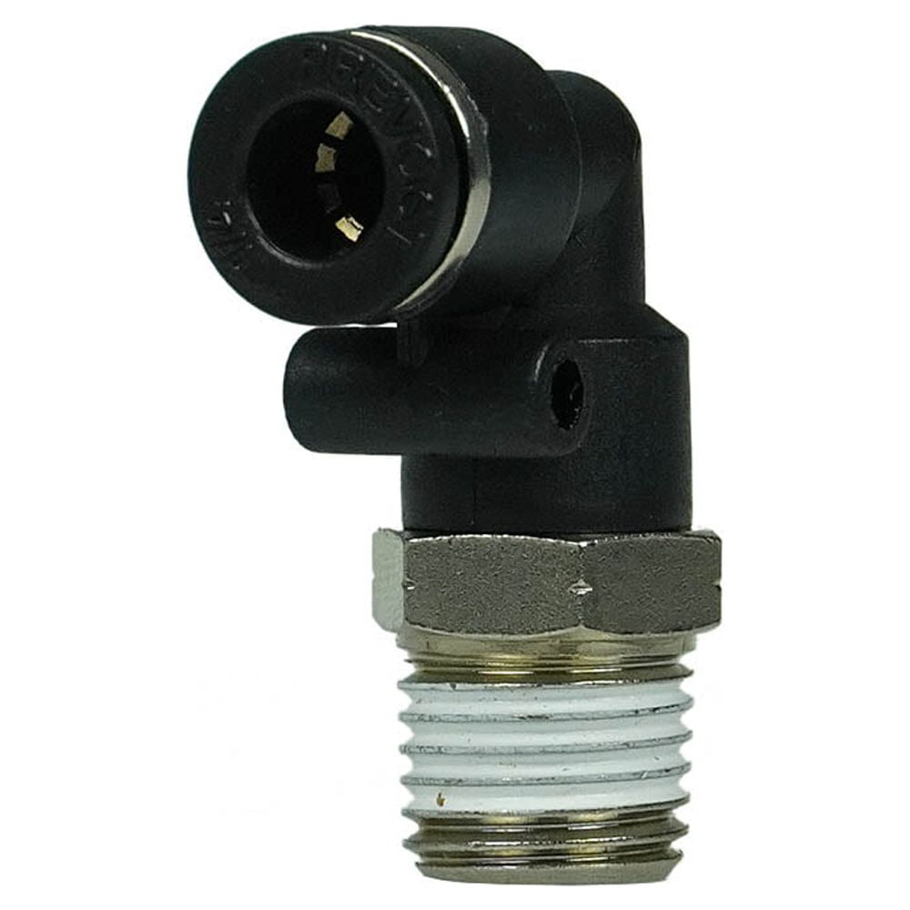 Prevost 1/4" Push-To-Connect X 1/4" MNPT Push Lock To Male NPT ...