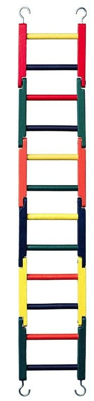 Prevue Carpenter Creations Hardwood Bendable 6 Section Ladder [Bird ...