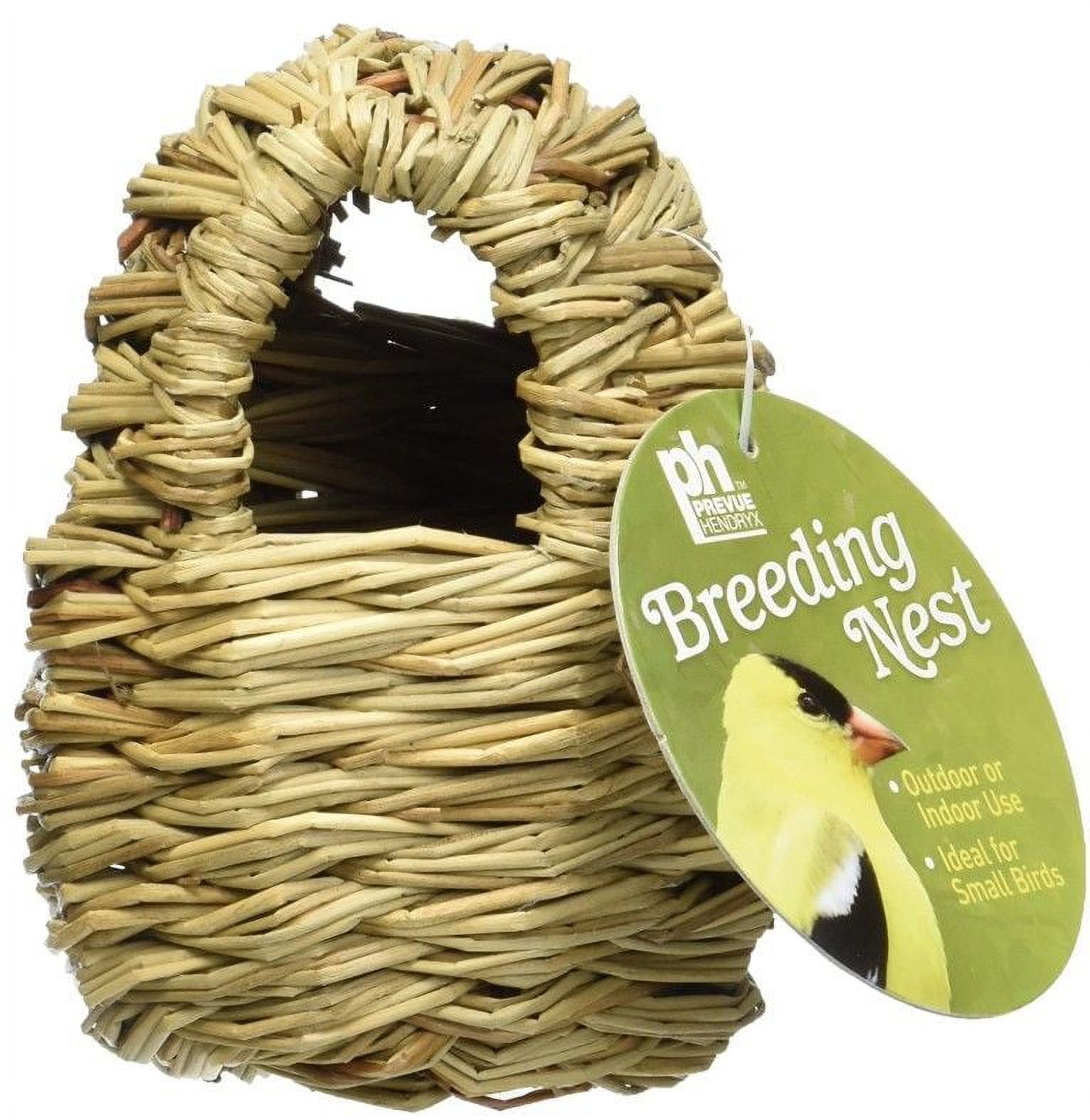 Prevue Finch All Natural Fiber Covered Twig Nest [Bird, Nests Wicker ...