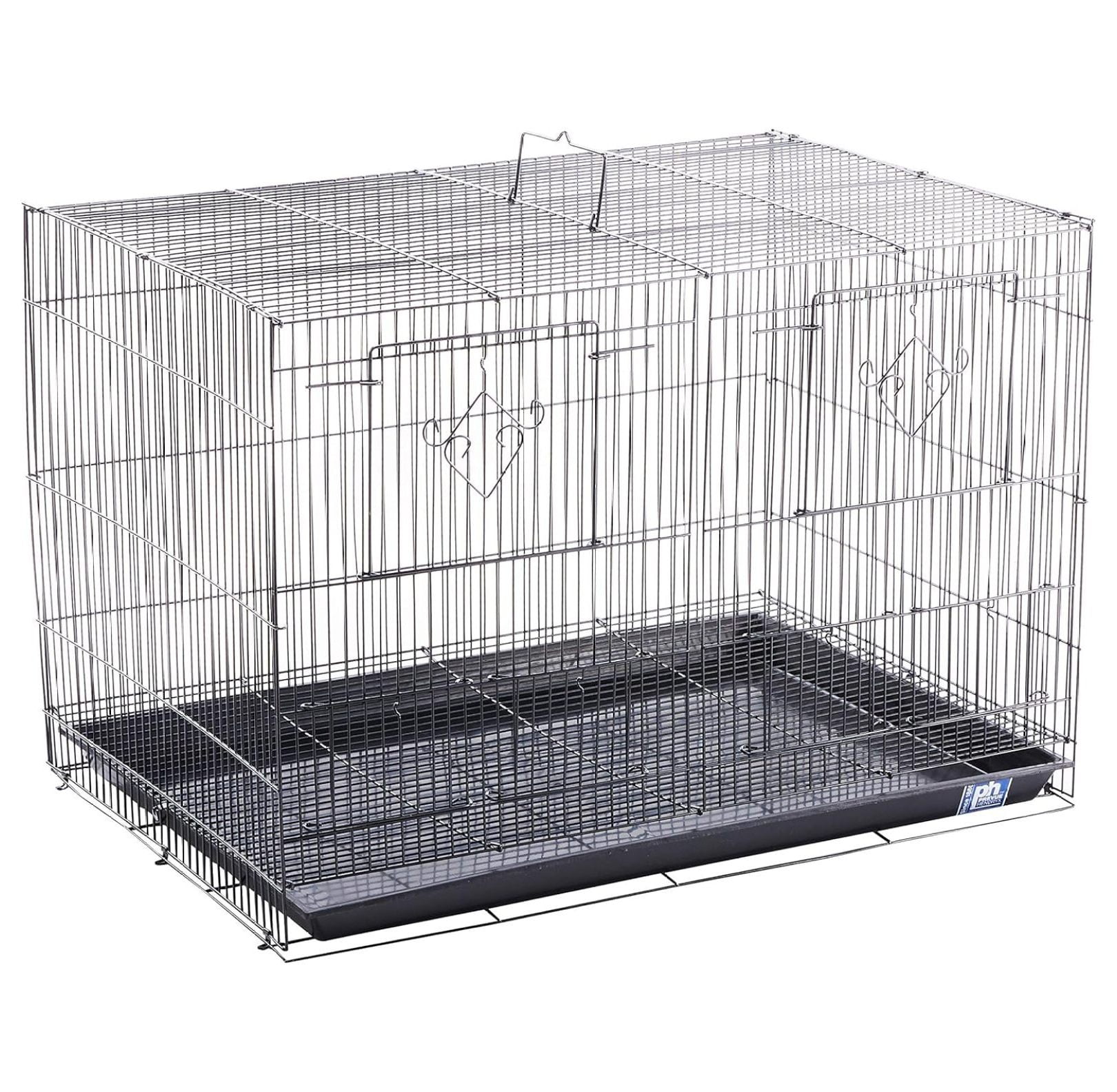 Prevue Hendryx SPF063 Divided Flight Cage, Black - Walmart.com