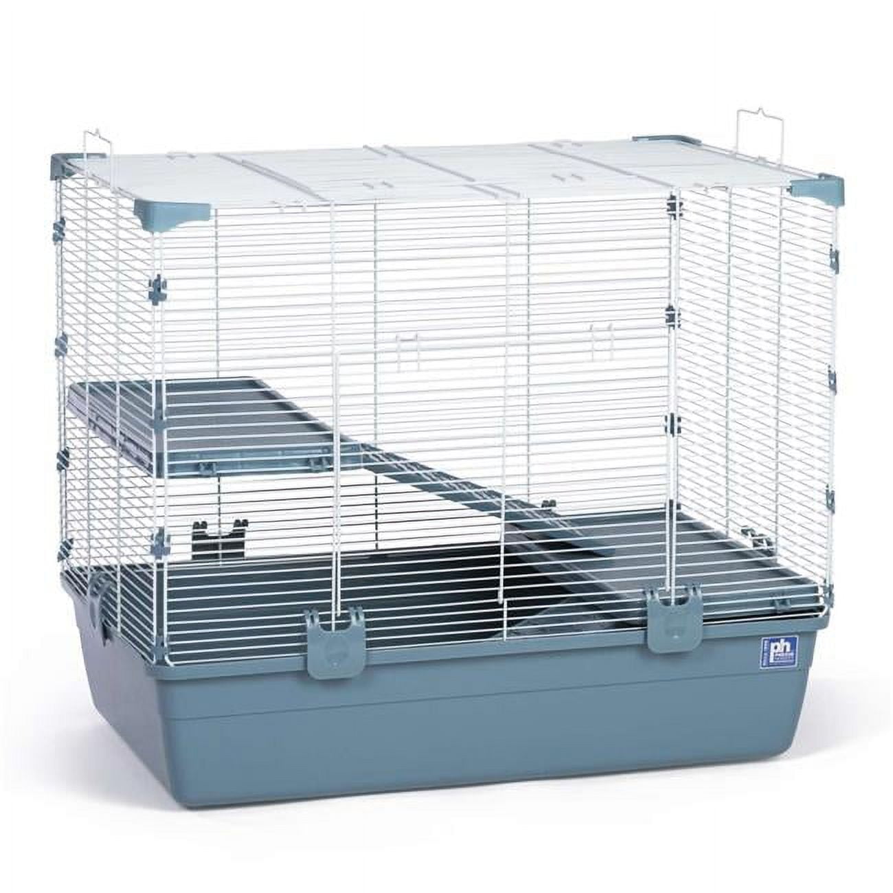 Prevue Pet 5529 Bungalow Universal Small Animal Home, Blue & White ...