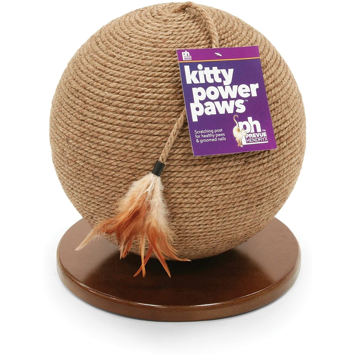 Prevue Pet Kitty Power Paws Sphere with Tassel Cat Toy - Walmart.com