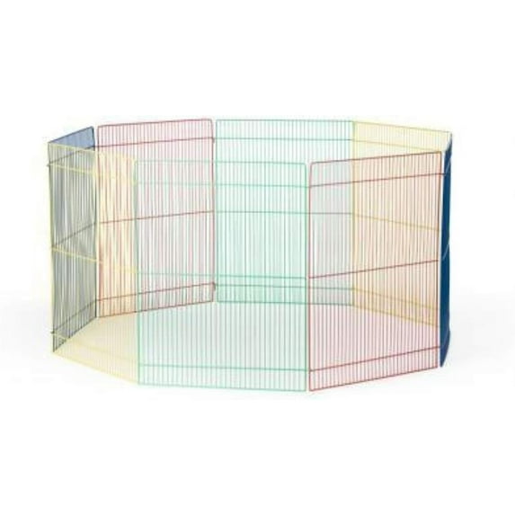 Bilot 18" Tall Plastic Playpen for Dogs, Multicolor - Walmart.com