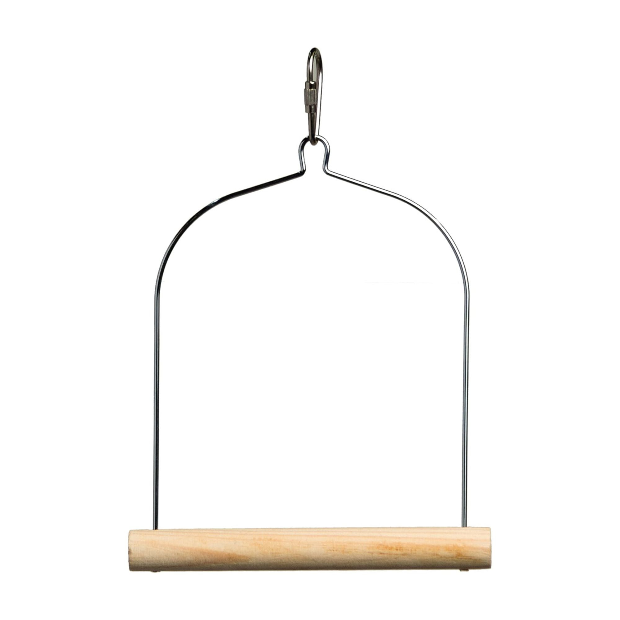 Prevue Pet Products Birdie Basics Wood Cage Swing for Birds 5 inch x 7 ...