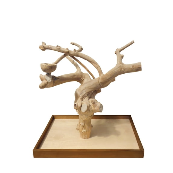 Prevue Pet Products Coffeawood Java Tree Minis Large Tan Table Top Wood ...