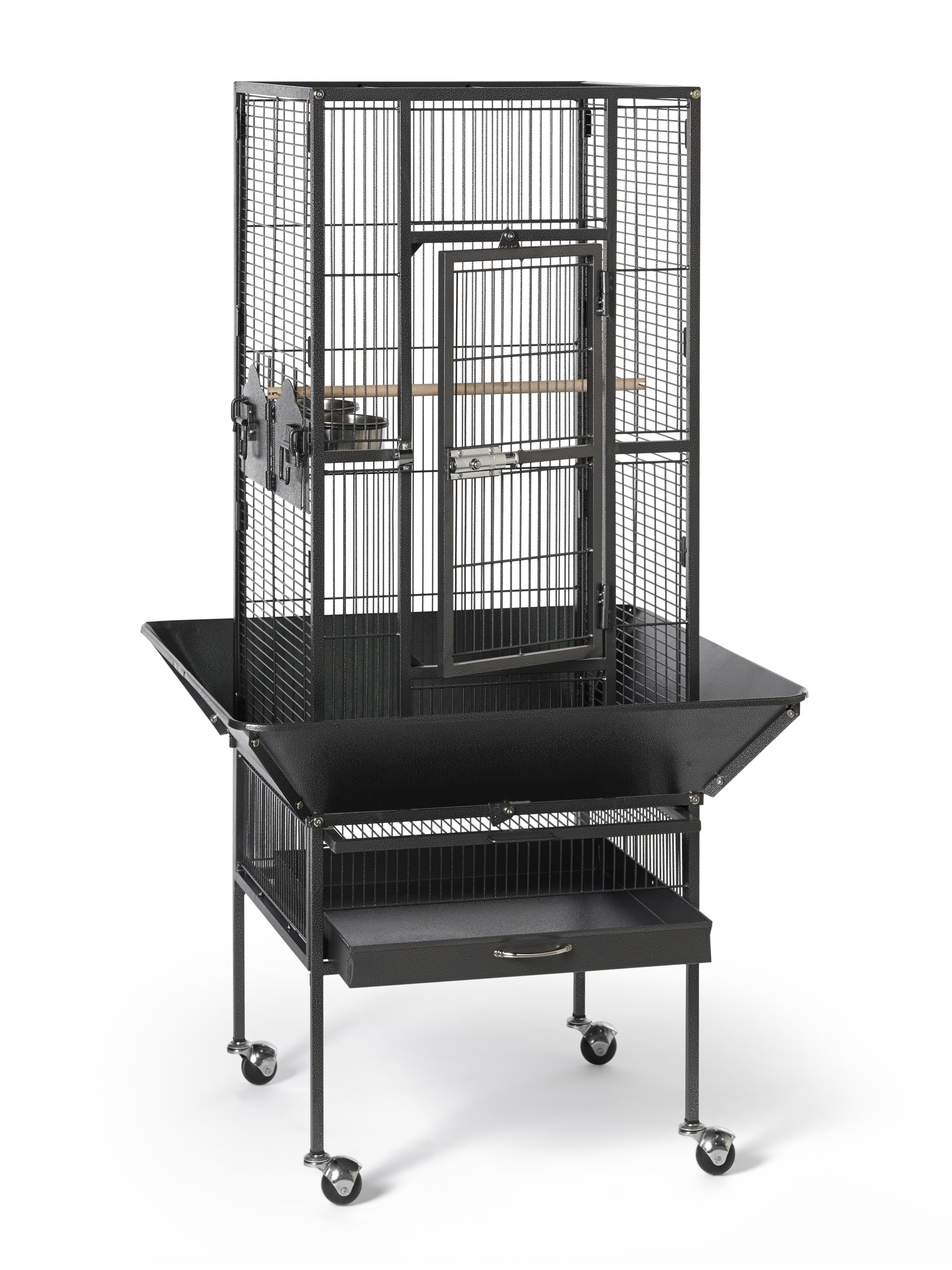 Prevue Pet Products Park Plaza Bird Cage, Black Hammertone - Walmart.com
