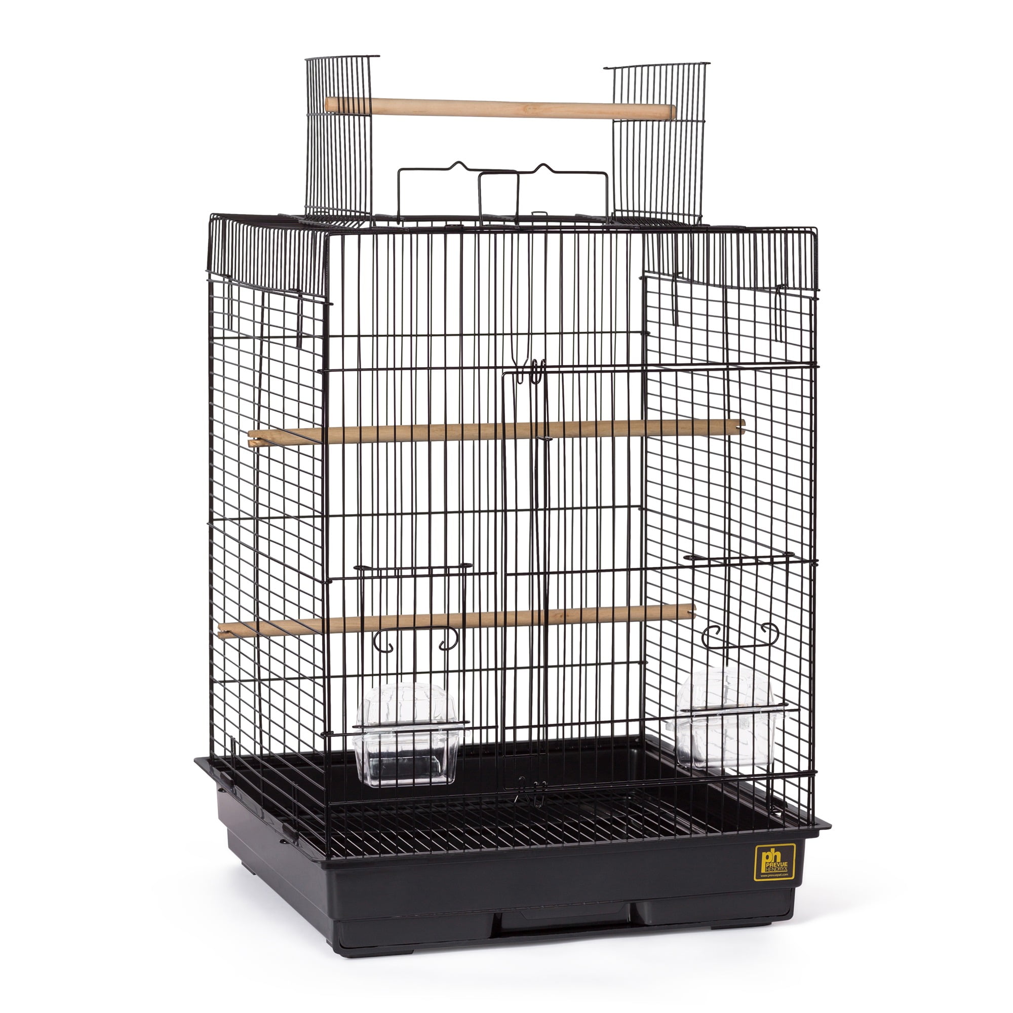 Prevue Pet Products Cockatiel Playtop Bird Cage - Black SP1818PTB ...