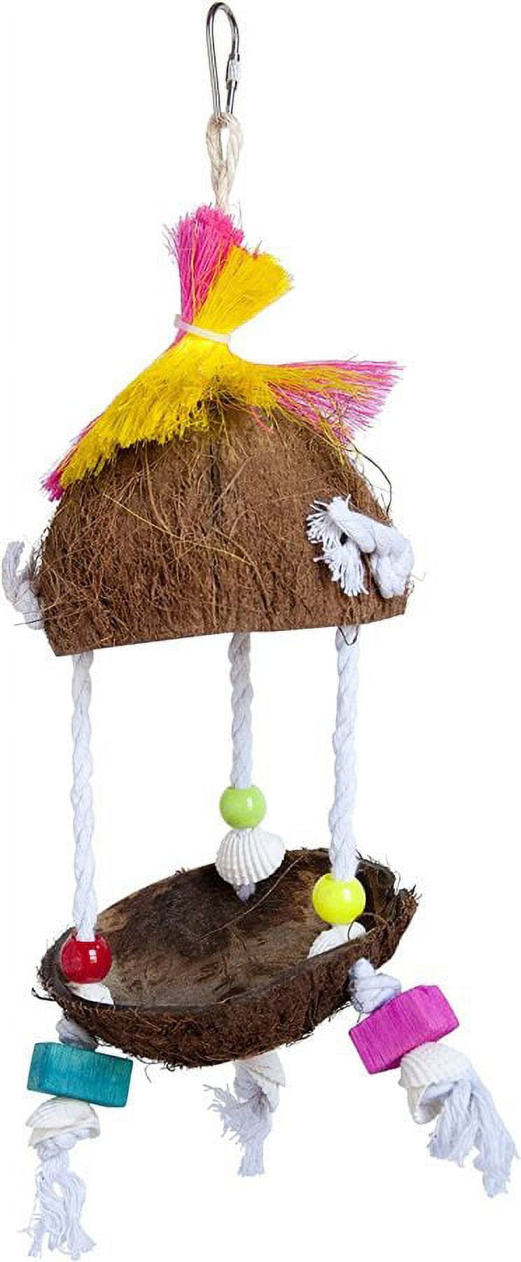 Prevue Tropical Teasers Tiki Hut Bird Toy [Bird, Toys] 1 count ...