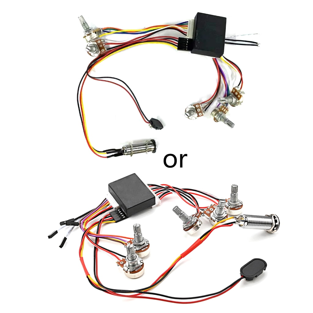 Prewired 3 Band Active Bass Circuit Active Passive EQ Equalizers ...