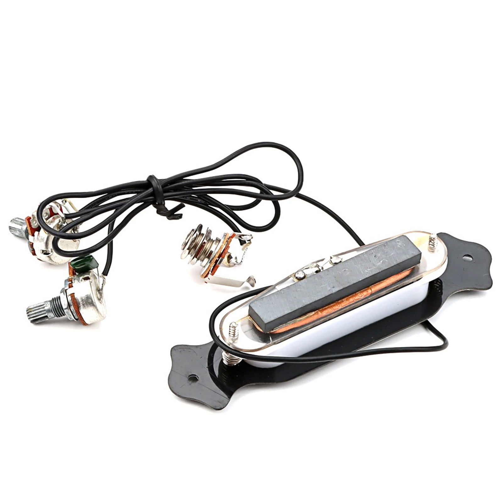 Prewired 6-String Guitar Pickup with Volumes & Tone Controller Knobs ...