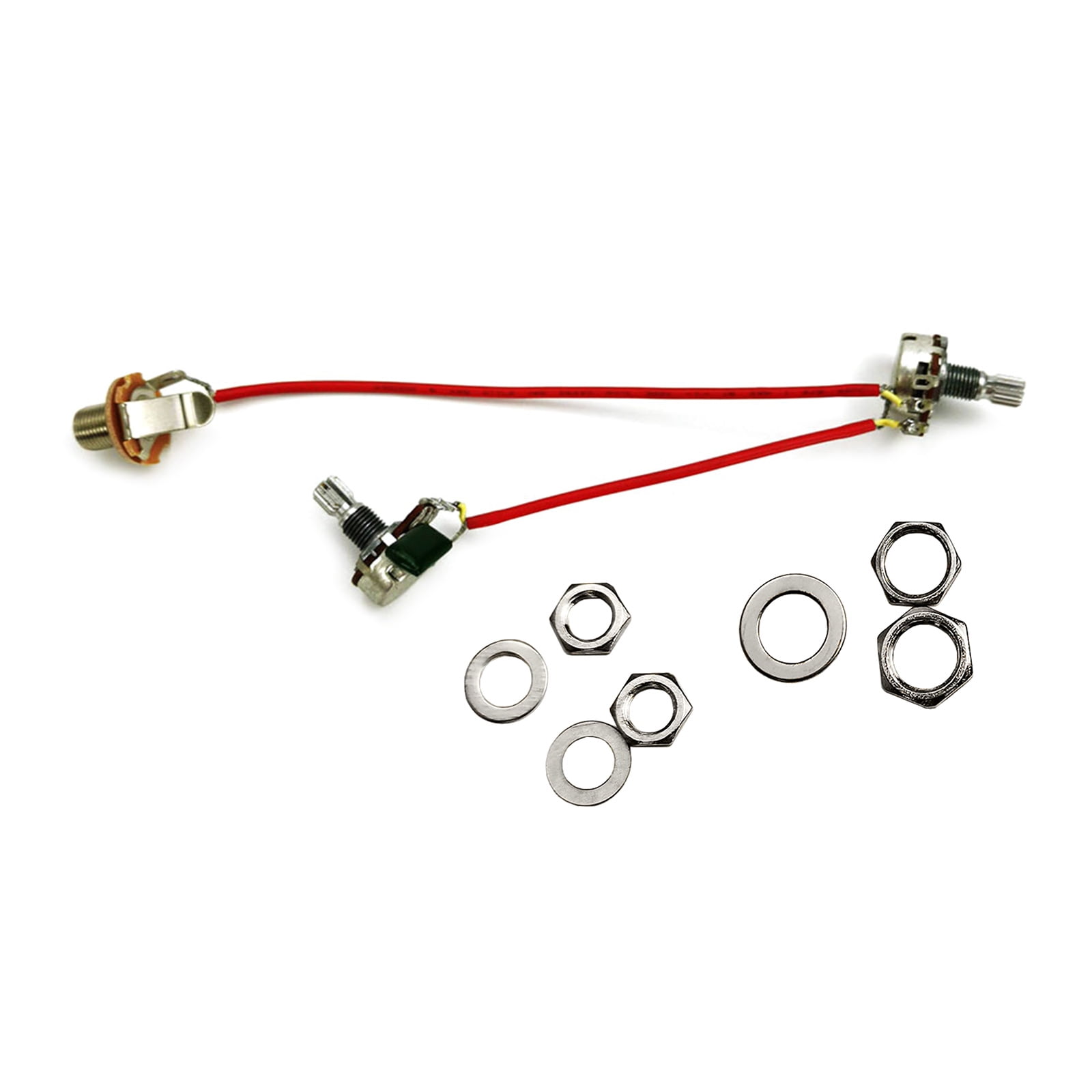 Prewired Electric Guitar Wiring Hareness 500K Pots Control 1V 1T 500K 3 ...