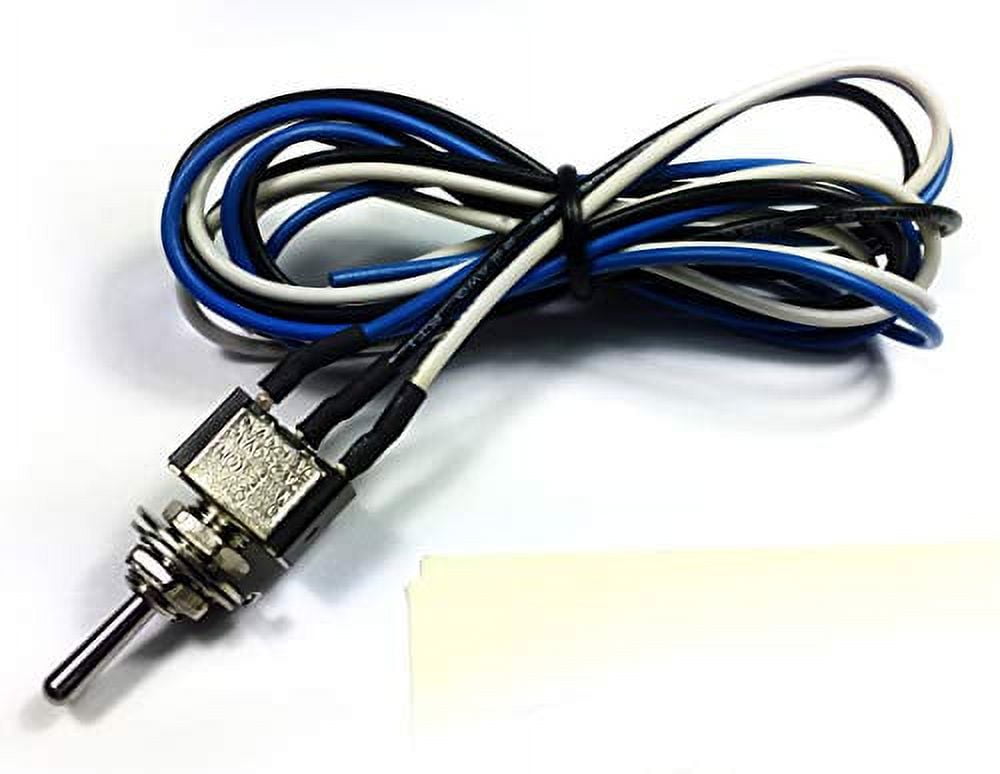 Prewired Mini Toggle Switch, Single Pole Double Throw Center Off, 1 ...