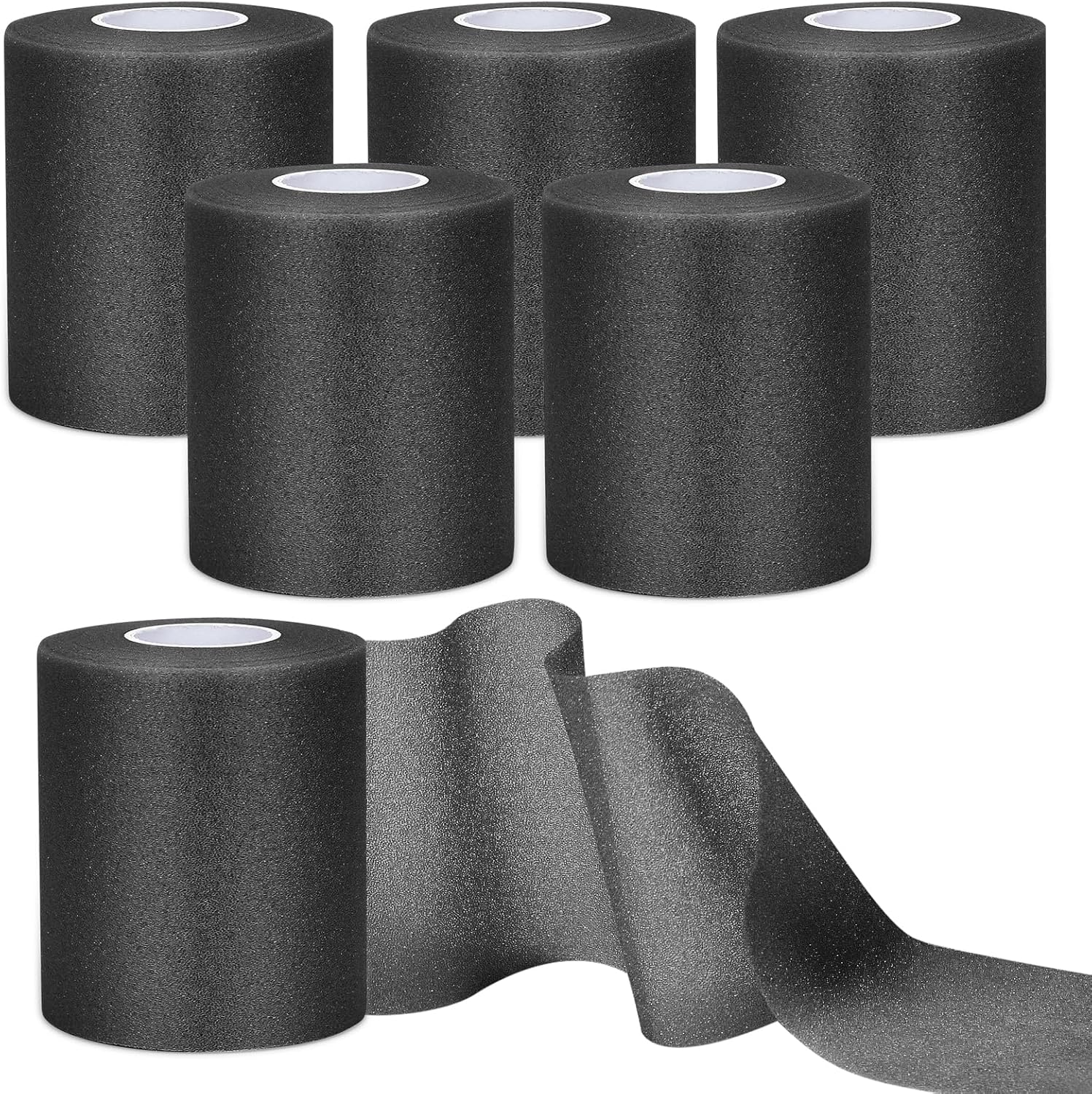 Prewrap Athletic Tape,2.75 Inches X 12 Yards 10 Roll Pre wrap Black ...