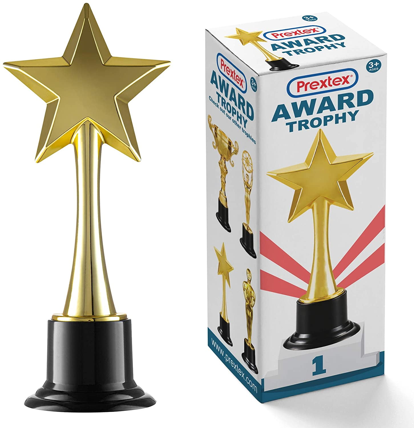 "Prextex Jumbo 10"" Gold Star Winner Award Trophy for Custom Awards ...