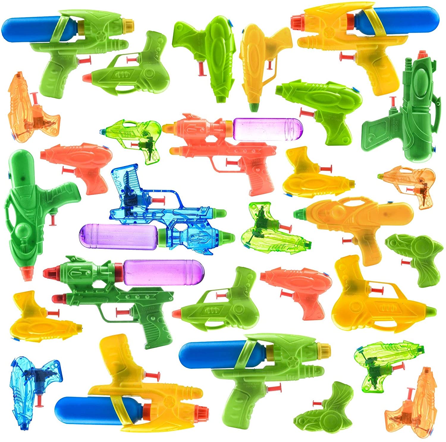 Adventure Force Water Strike Aqua Squad Water Blaster Value Set, 4-Pack ...