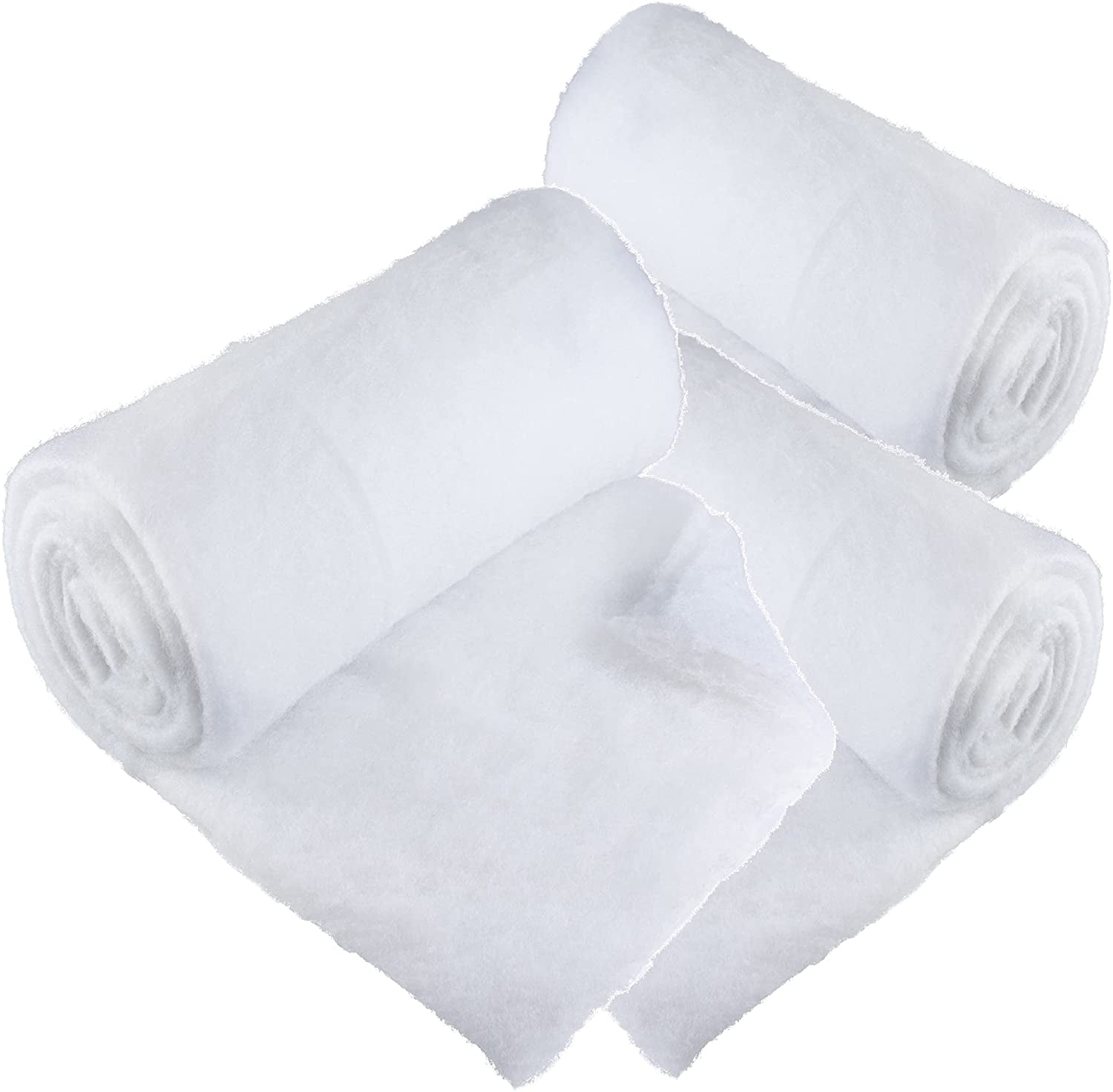Prextex 3 Pack Christmas Snow Blanket Roll for Xmas Tree and Village ...