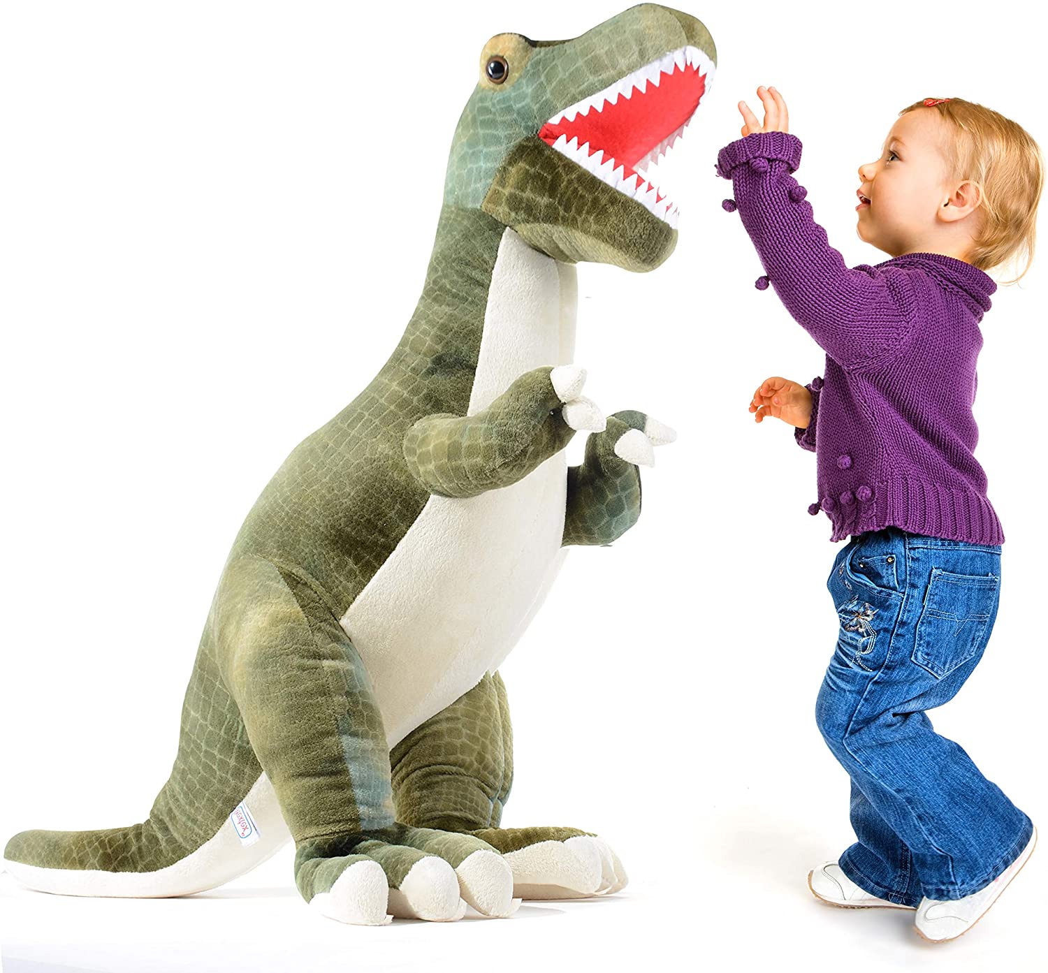 Tyrannosaurus Rex 9" Tall Plush T-Rex Dinosaur Stuffed Animal - Walmart.com