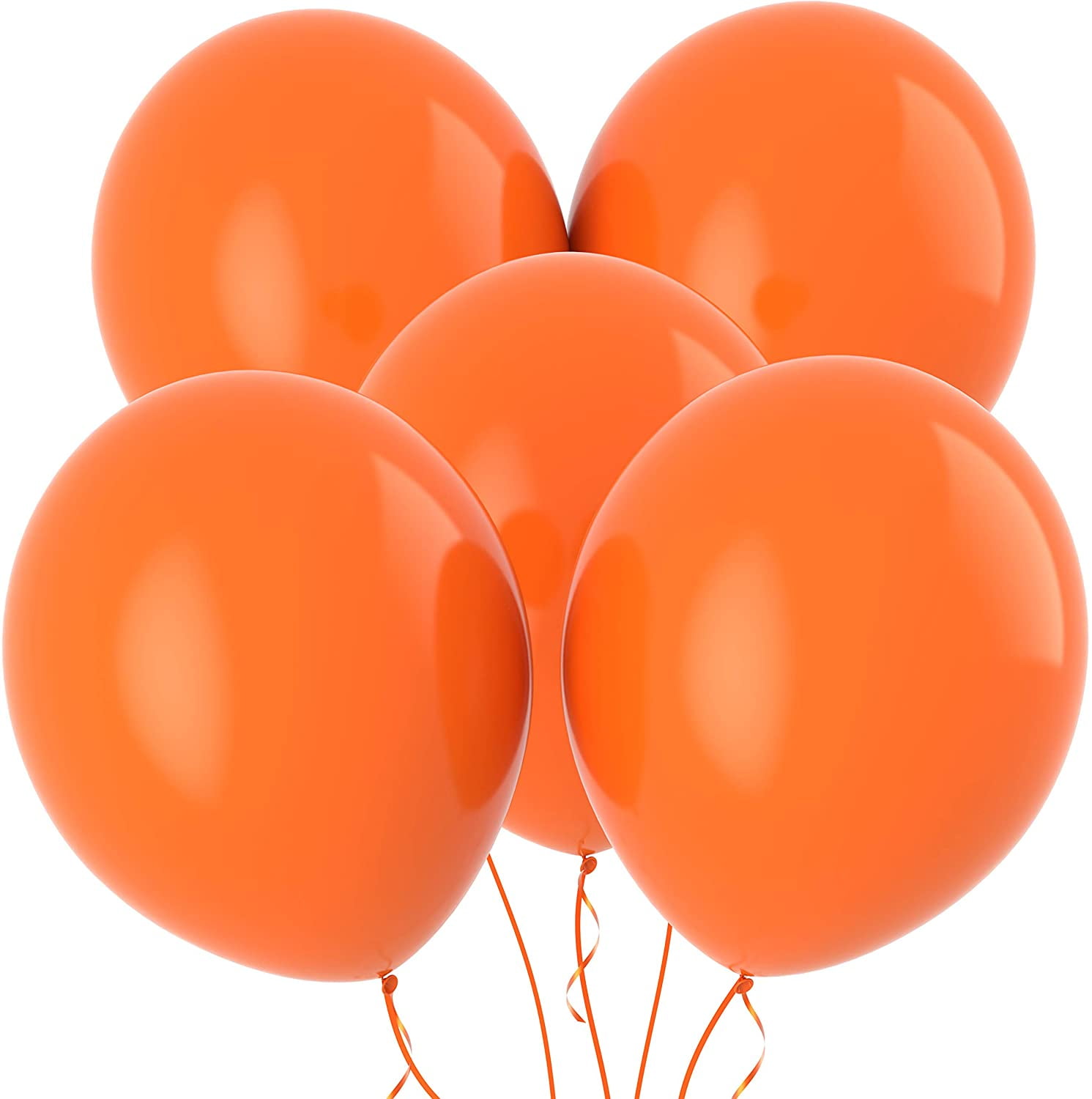Prextex 18 Inch Jumbo Orange Balloons - 30 Extra Large for Events ...