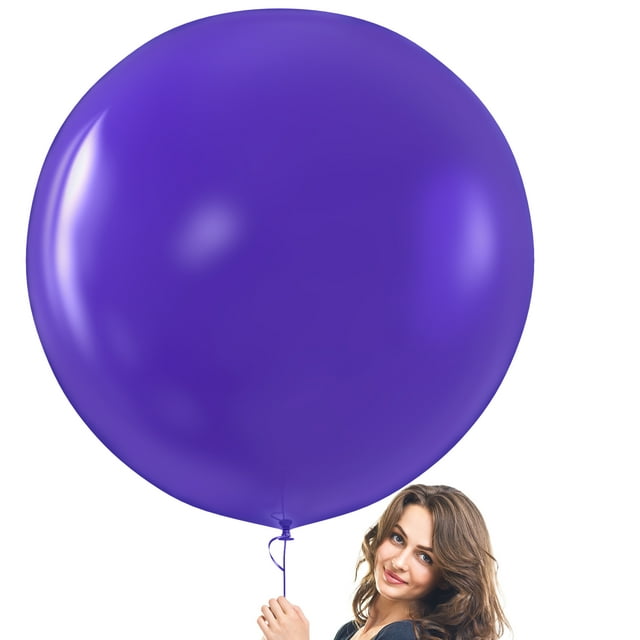 Prextex Purple Giant Balloons | 8 Jumbo 36 Inch Balloons | Wedding ...