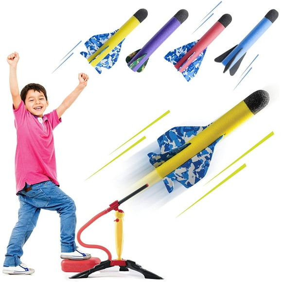 Foot Pump Rocket Launcher Toy