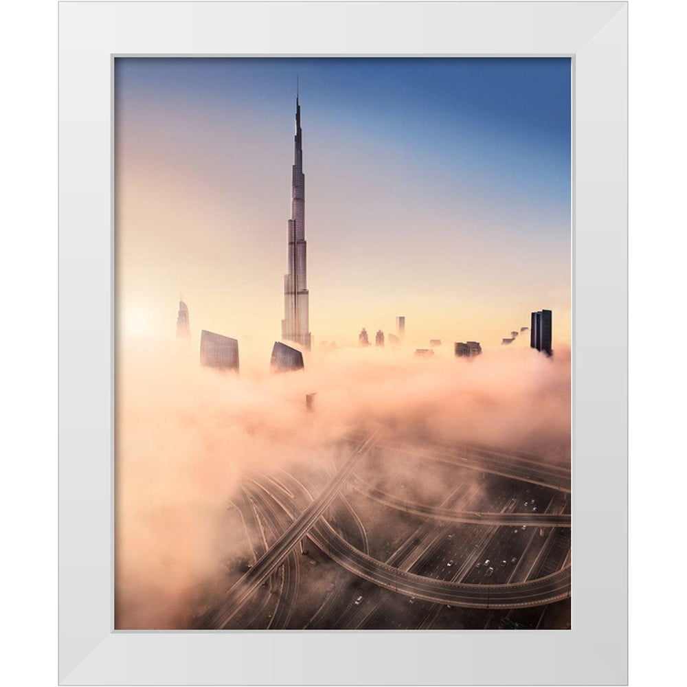 Prexus, Esmee 26x32 White Modern Wood Framed Museum Art Print Titled ...