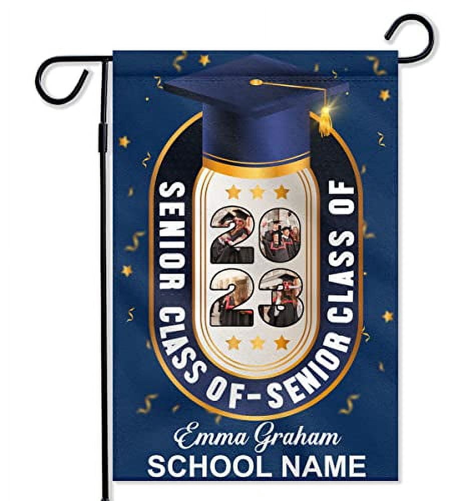 Prezz 2024 Graduation Garden Flag Personalized Premium 2024 Gifts Boys ...