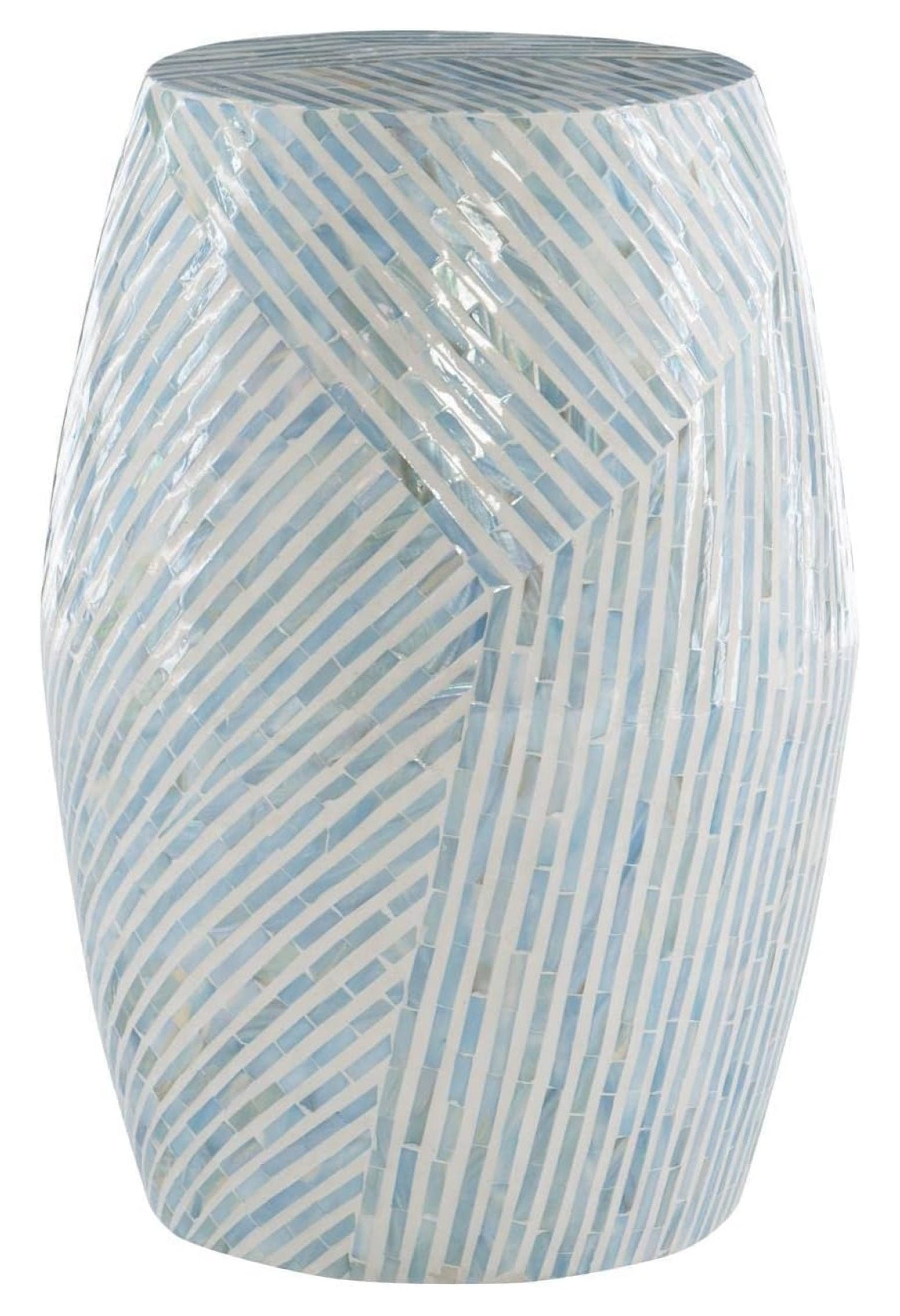 Prianna Drum Table Lt Blue - Walmart.com