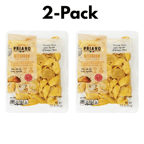 Priano Mushroom Tortelloni 2-Pack Pasta - Walmart.com