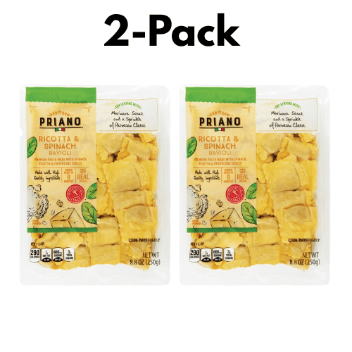 Priano Ricotta & Spinach Ravioli 2-Pack Pasta - Walmart.com
