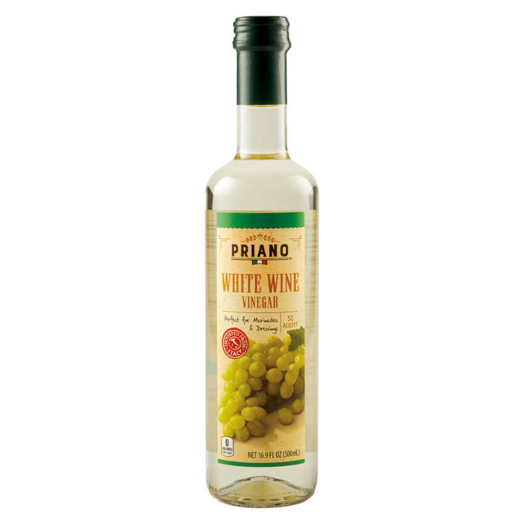 Priano White Wine Vinegar, 16.9 fl oz - Walmart.com