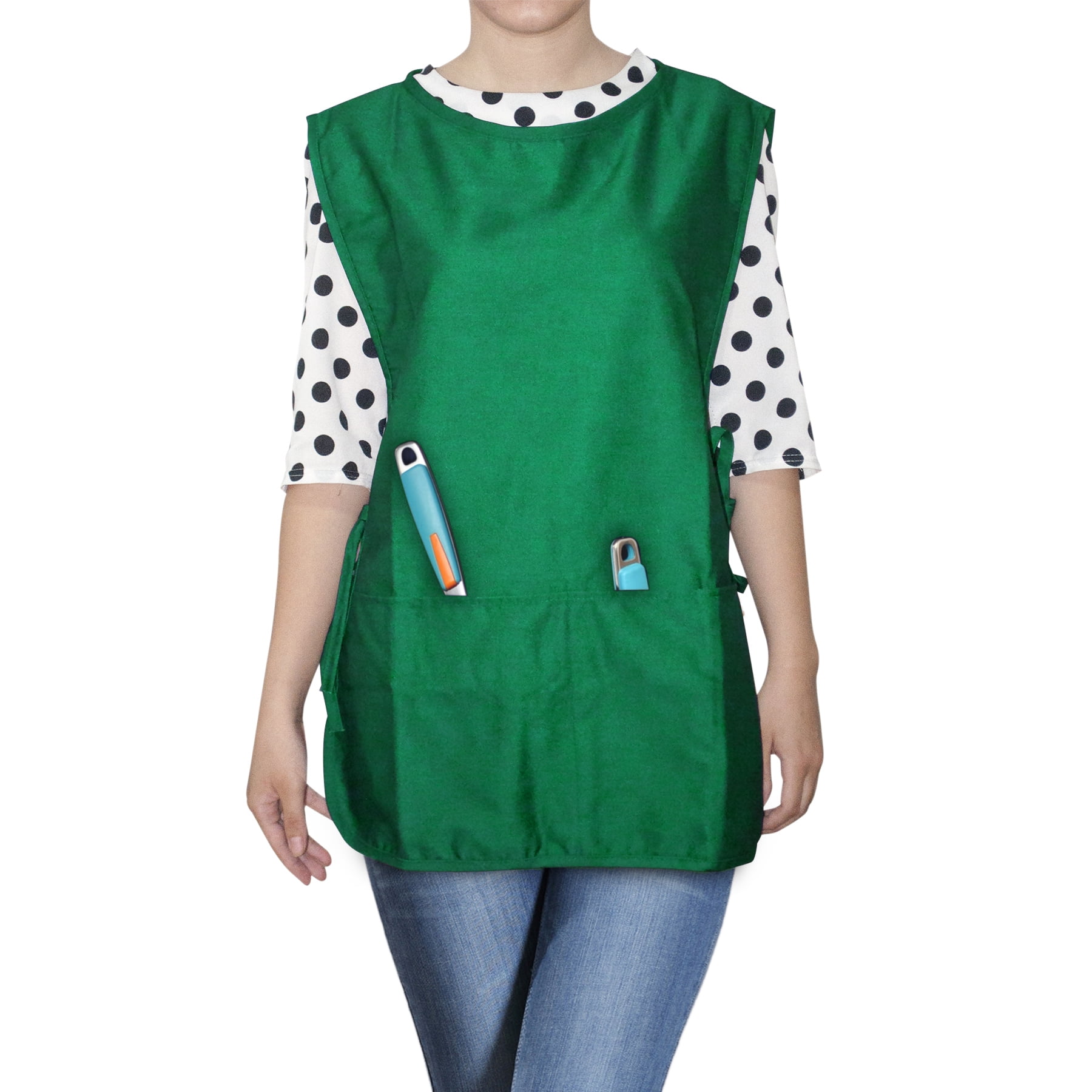 (Price/2 Pcs) Opromo Two front pockets Unisex Cobbler Apron, Art Smock ...