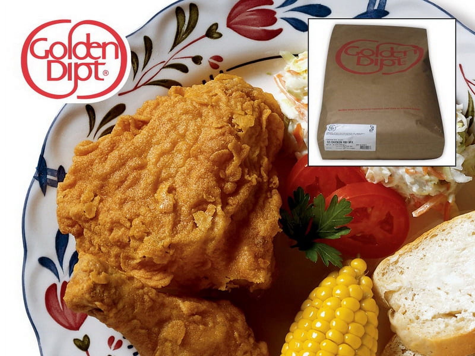 (Price/CASE)Golden Dipt Chicken Fry Breader 50 Pound Bag - 1 Per Case ...