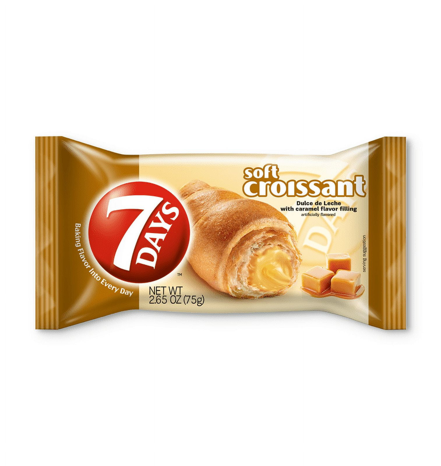 (Price/Case)7 Days 500120508 7 Days Soft Croissant Caramel 2.65Oz ...