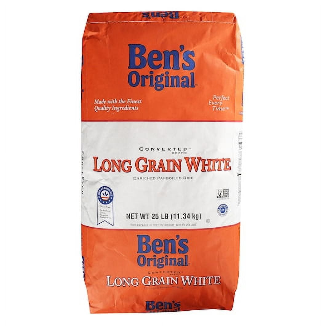 (Price/Case)Ben's Original 423508 Long Grain White Rice, 25 Pound ...