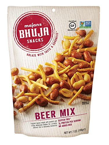 (Price/Case)Bhuja Snacks Beer Mix - Case of 6 - 7 OZ - Walmart.com